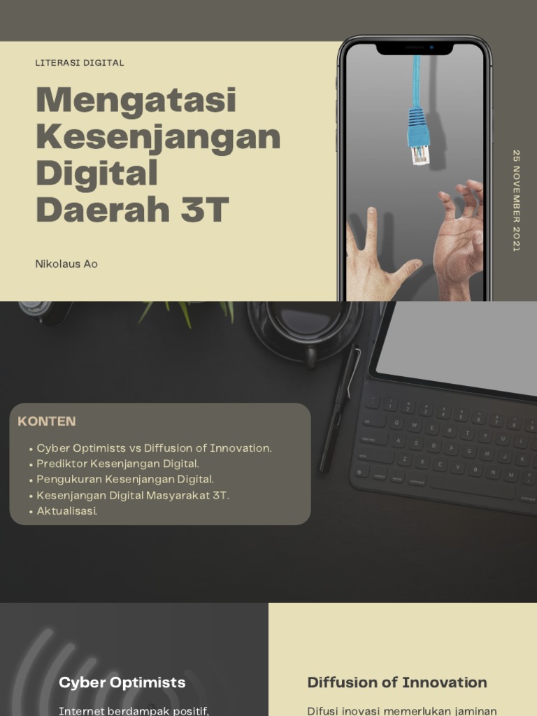 Digital Divide - Mengatasi Kesenjangan Digital Daerah 3T | PDF