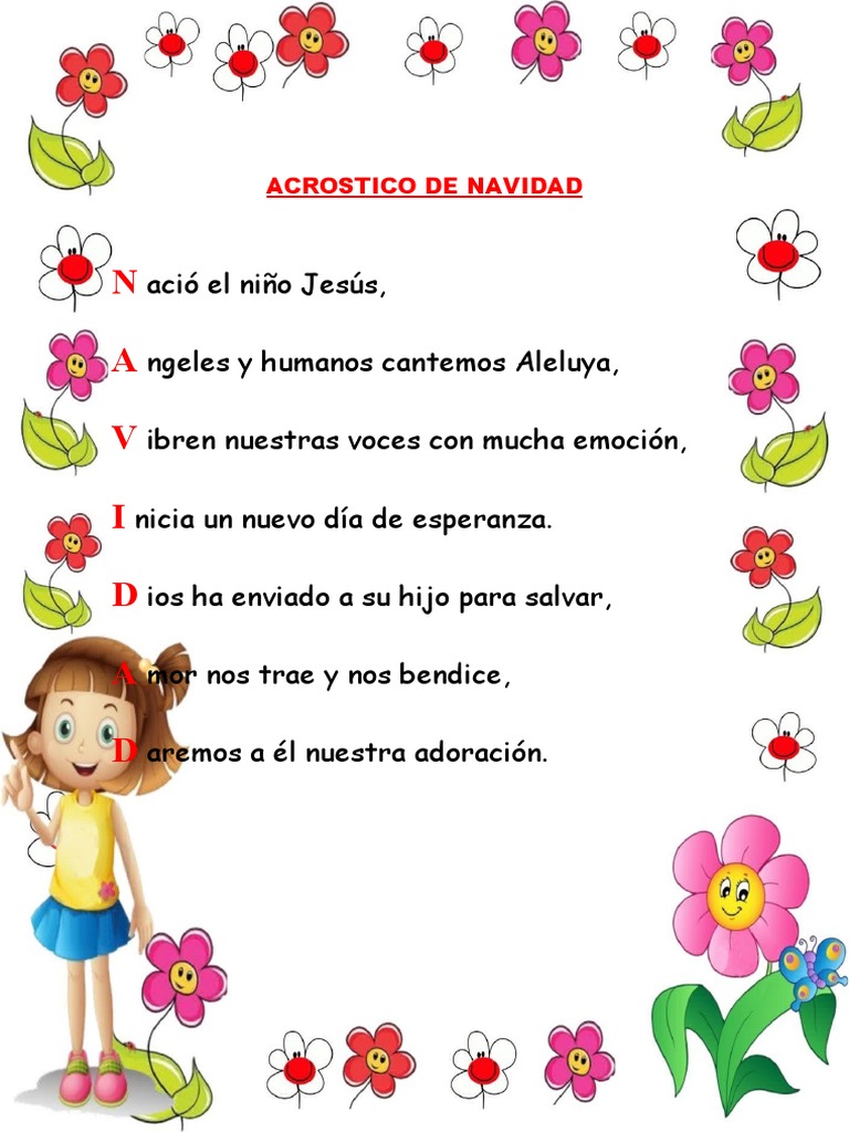 Acrostico de Navidad | PDF