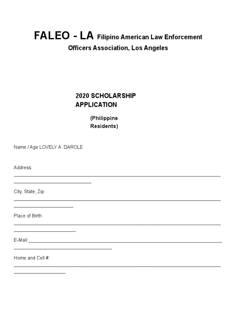 Faleo - La: Filipino American Law Enforcement Officers Association, Los ...