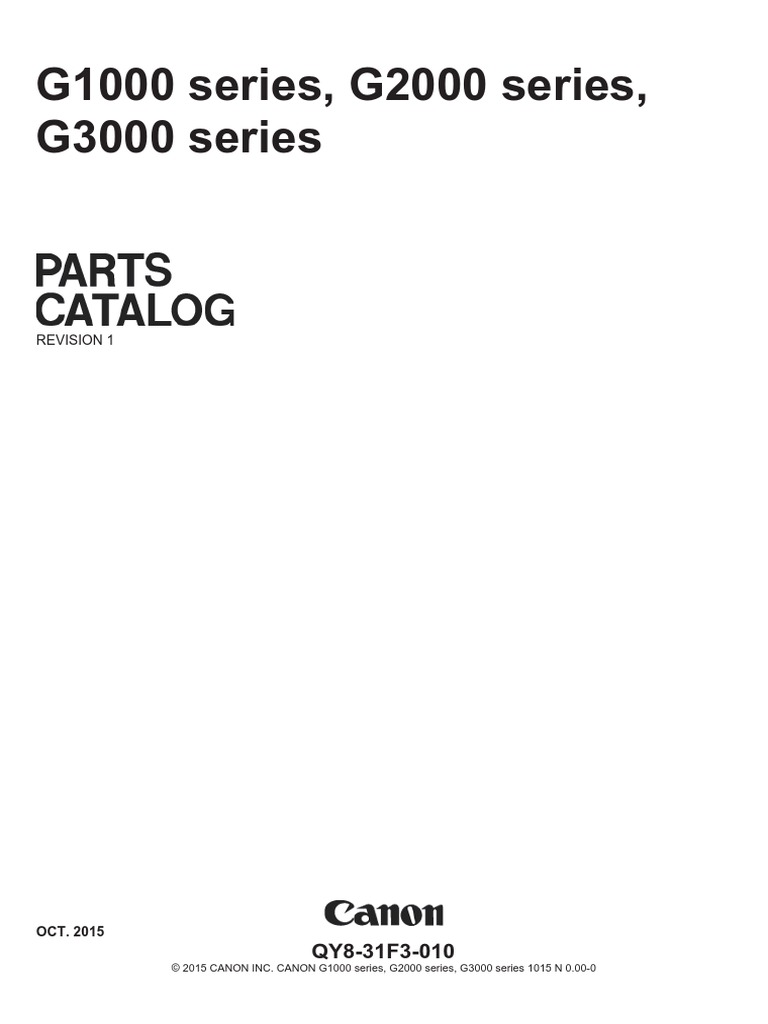 G1000 Series, G2000 Series, G3000 Series: Revision 1 | PDF | Copyright ...