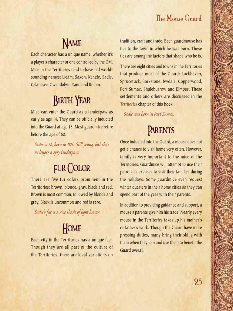 Mouse Guard 2nd Edition 13 | PDF