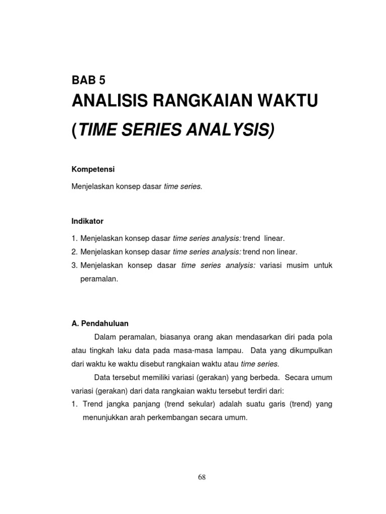 Analisis Time Series | PDF