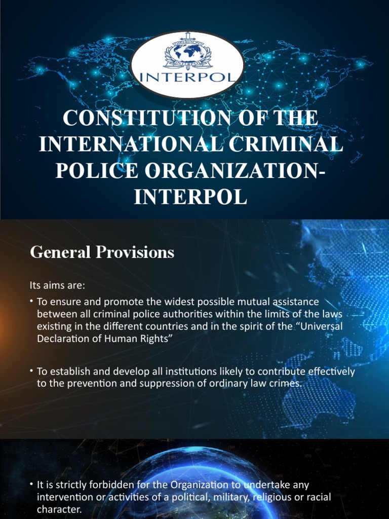 Group 5 International Criminal Police Organization | PDF | United ...