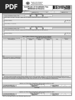 Bir Form 2307 Sample | PDF | Withholding Tax | Corporate Tax