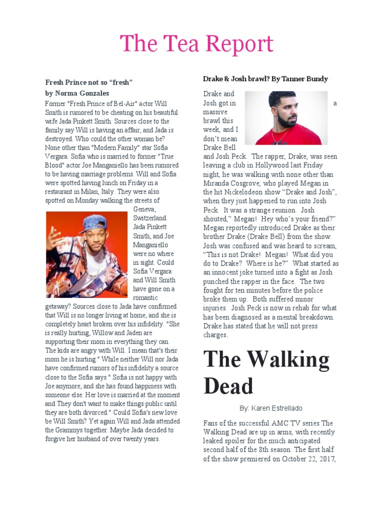 Celebrity Gossip Article-1 | PDF | The Walking Dead (TV Series)