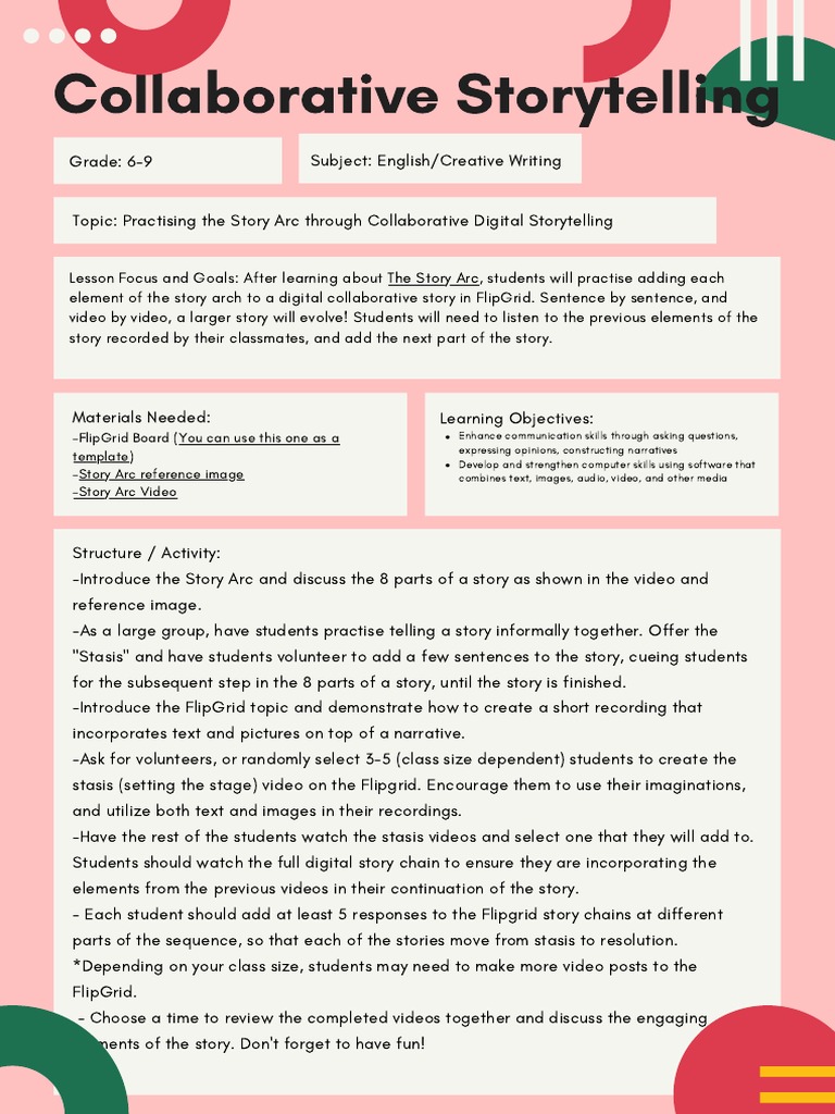 Collaborative Storytelling | PDF | Storytelling | Learning