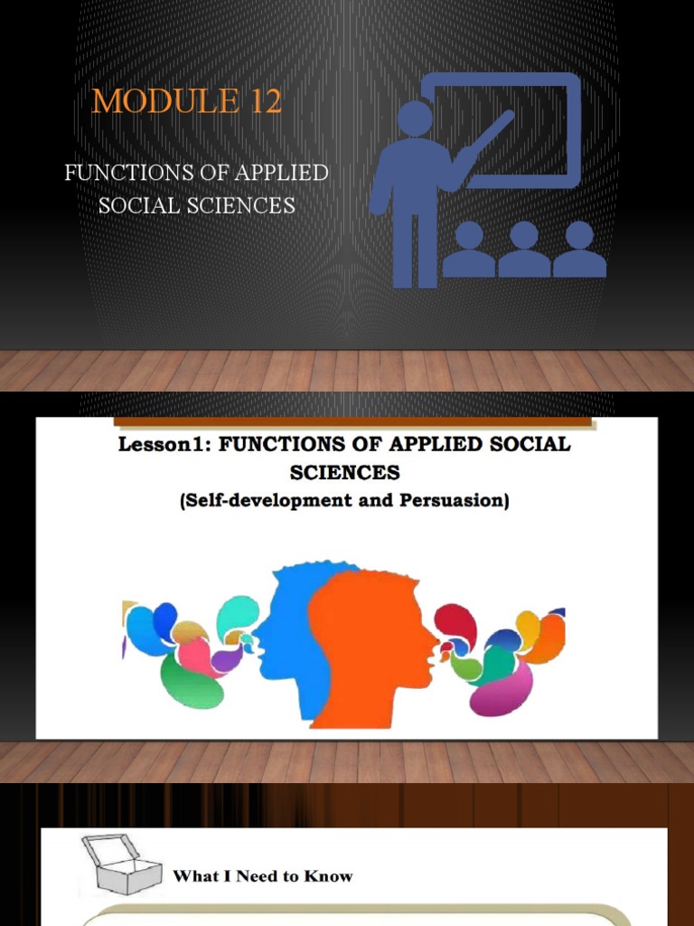 Functions of Applied Social Sciences | PDF | Goal | Stress (Biology)