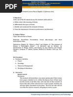 Lesson Plan Elements of Drama | PDF | Play (Theatre) | Genre