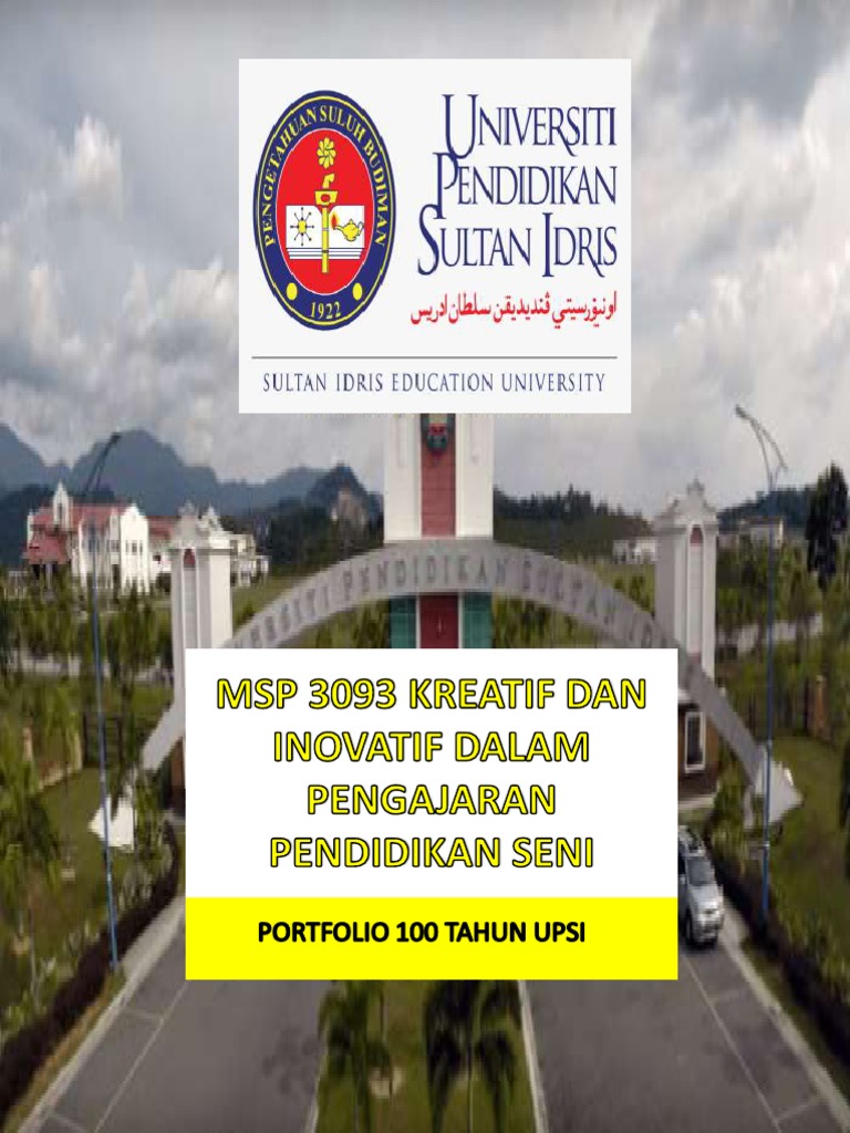 5-Gc-5152-Herryzan-portfolio Tema 1 (Upsi 100 Tahun) | PDF
