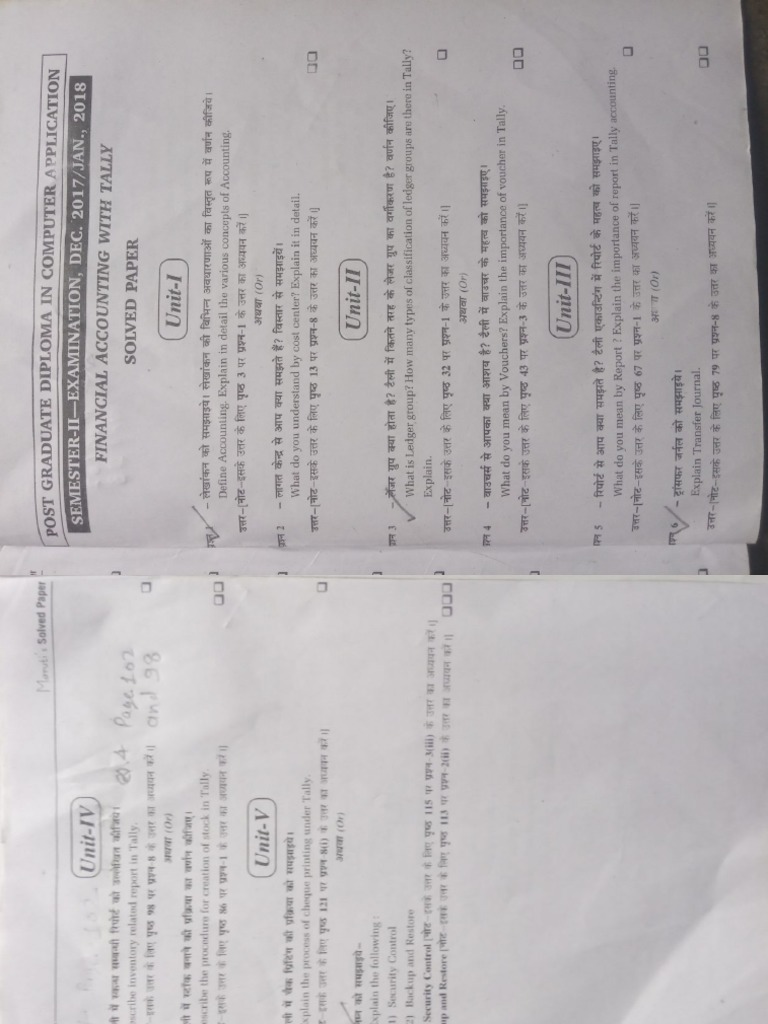 Pgdca 2nd Tally | PDF