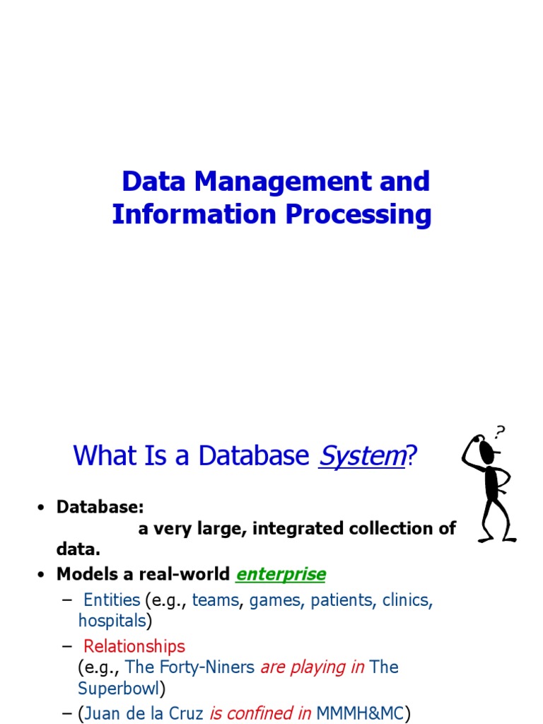 Data Management and Information Processing | PDF | Databases ...
