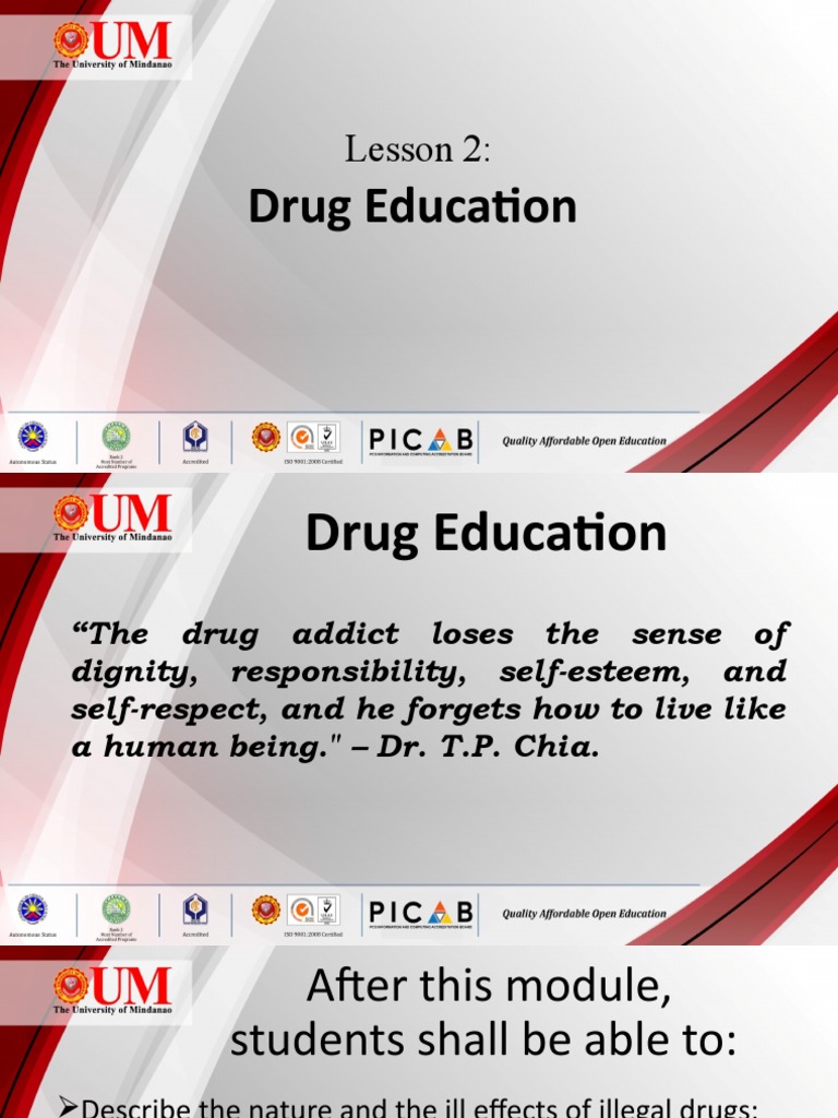 Lesson 2 Drug Addiction - PPT1 | PDF | Substance Abuse | Drugs