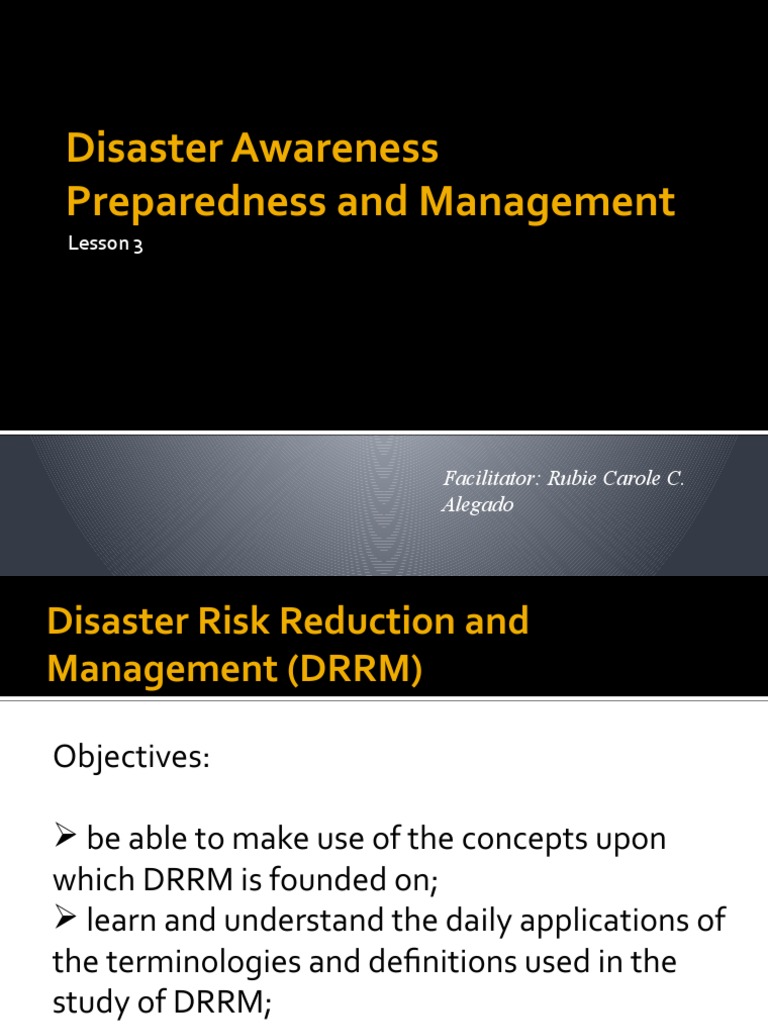Lesson 3 DRRM Principles Trends Terms | Download Free PDF | Hazards ...