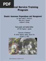Level of Awareness On Disaster Risk and Reduction Management of The ...