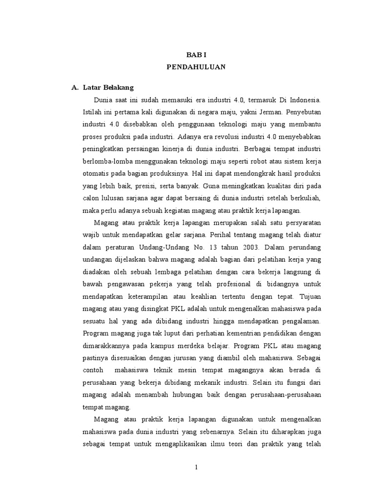 Laporan Pi Bagus | PDF | Karier & Perkembangan | Bisnis