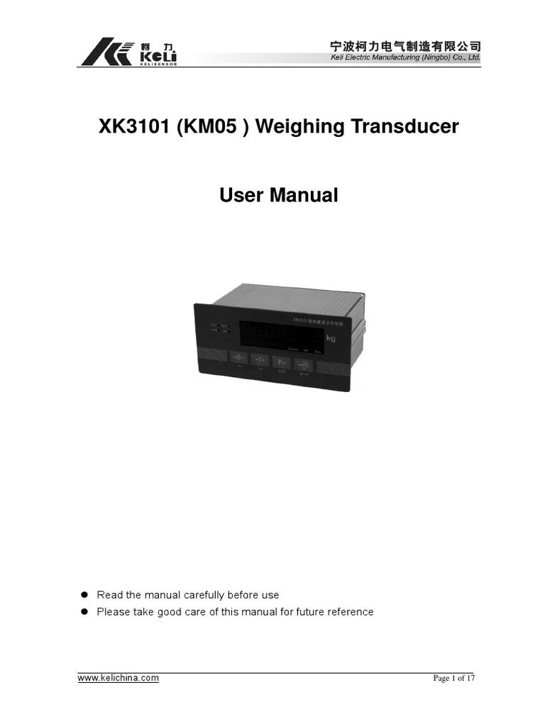 XK3101 (KM05) User Manual | PDF | Power Supply | Analog To Digital ...