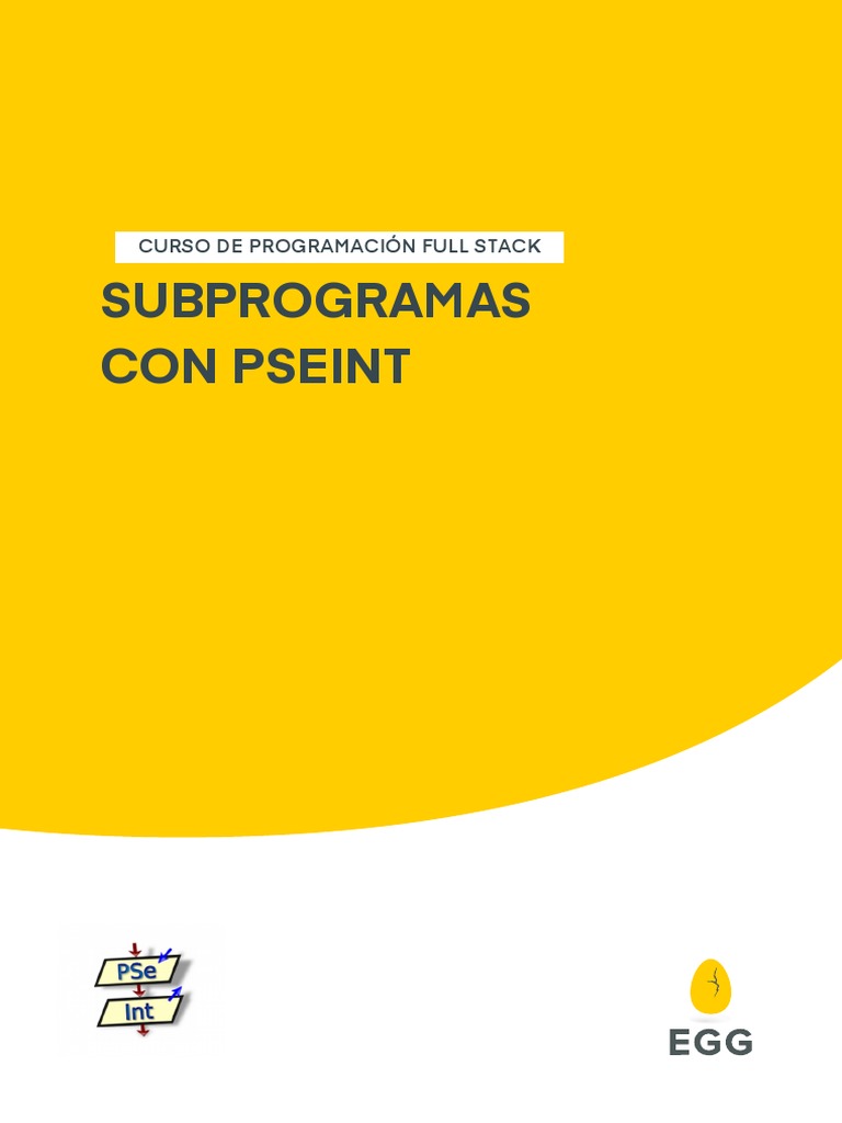 3- Guía Subprogramas | PDF | Función (Matemáticas) | Algoritmos