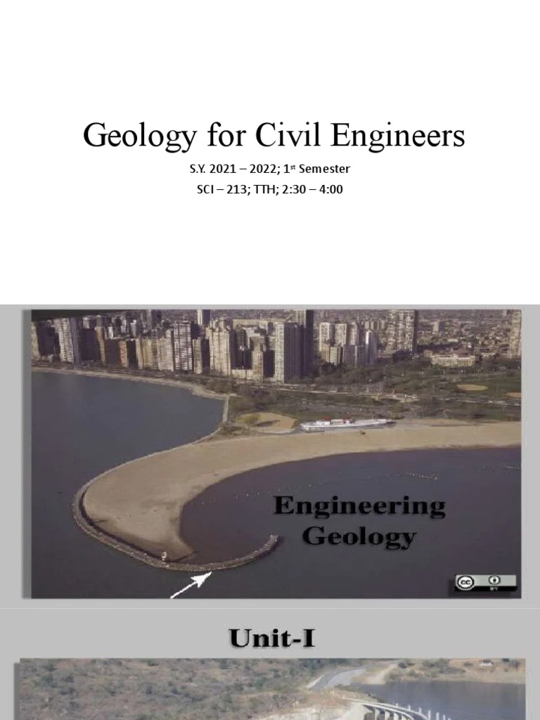 Geology For Civil Engineers | PDF
