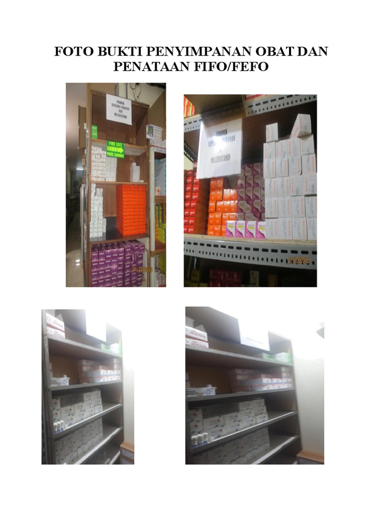 Penyimpanan Obat Dan Fifo Dan Fefo | PDF
