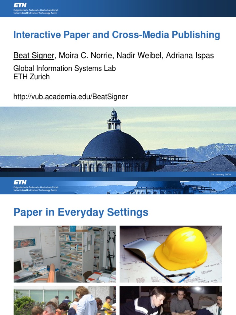 Interactive Paper and Cross-Media Publishing | PDF | Server (Computing ...