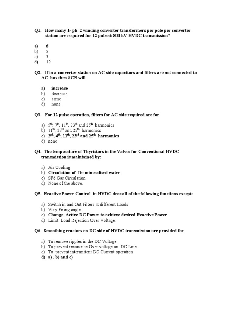 TH TH TH RD TH TH RD TH | PDF | High Voltage Direct Current | Power ...