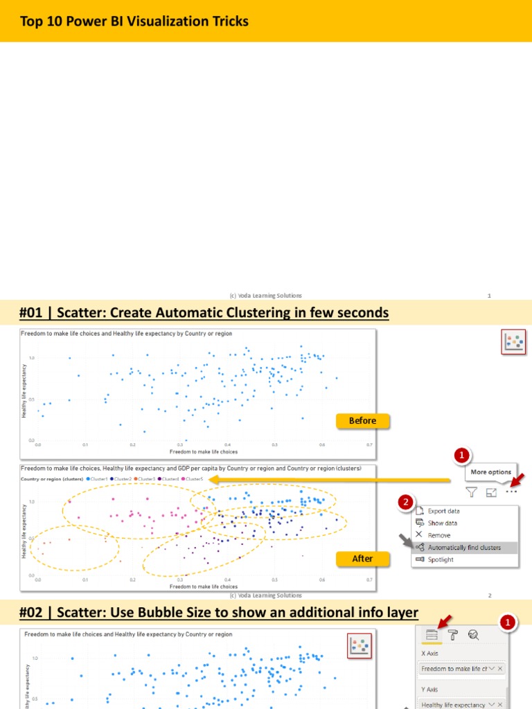 Power BI - Top 10 Tricks | PDF | Data Analysis | Information Technology ...