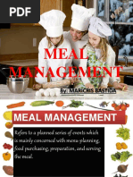 Meal Management Module Version 2 | PDF | Menu | Meal