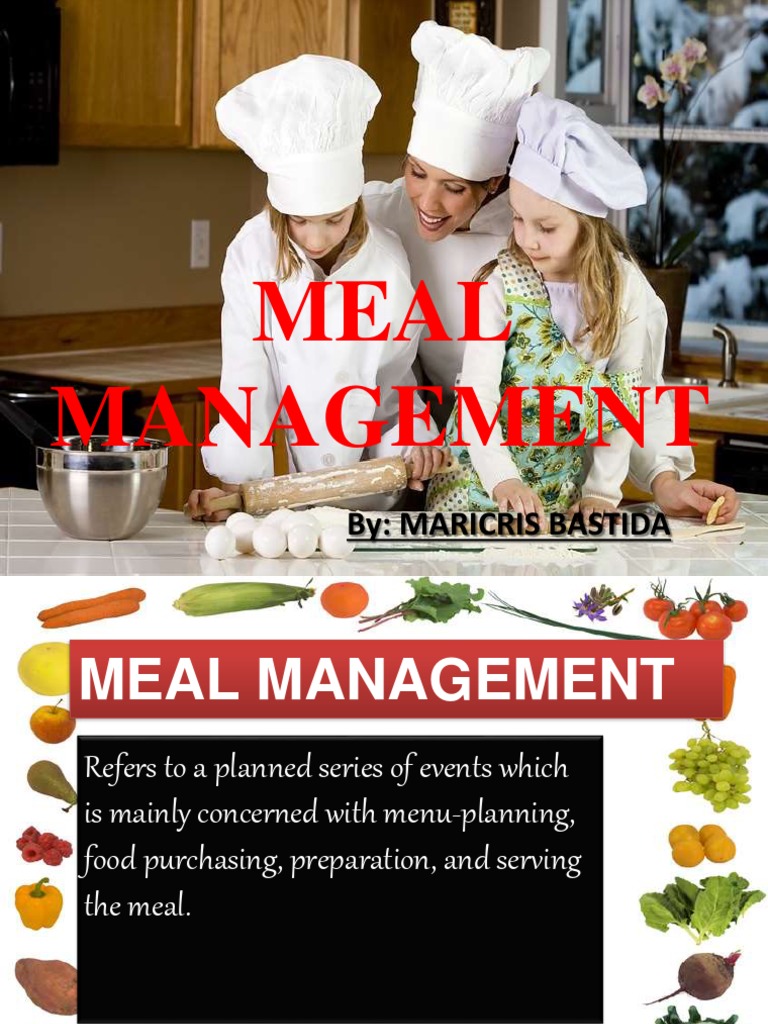 Meal Management Notes | PDF | Menu | Meal