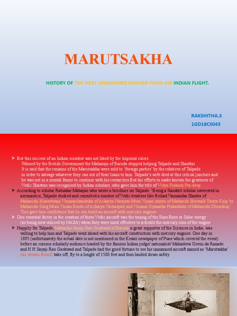 Marutsakha: History of Indian Flight | PDF | Aerospace | Flight
