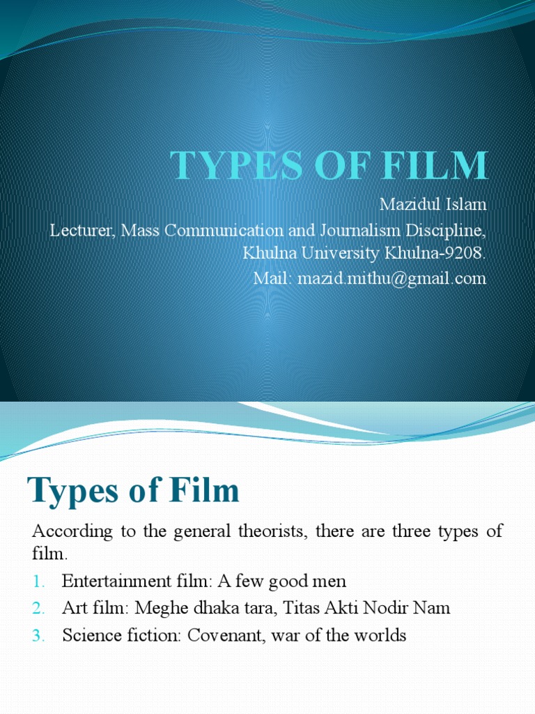 Comprehensive Guide to Film Types | PDF