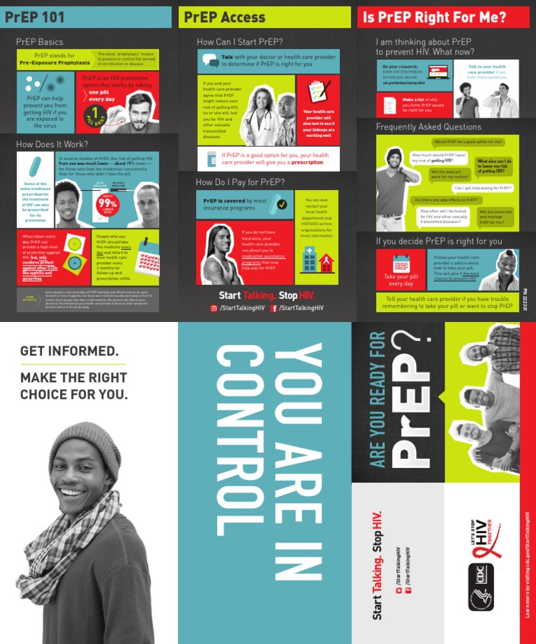 CDC Hiv STSH Prep Brochure English | PDF | Immunodeficiency ...