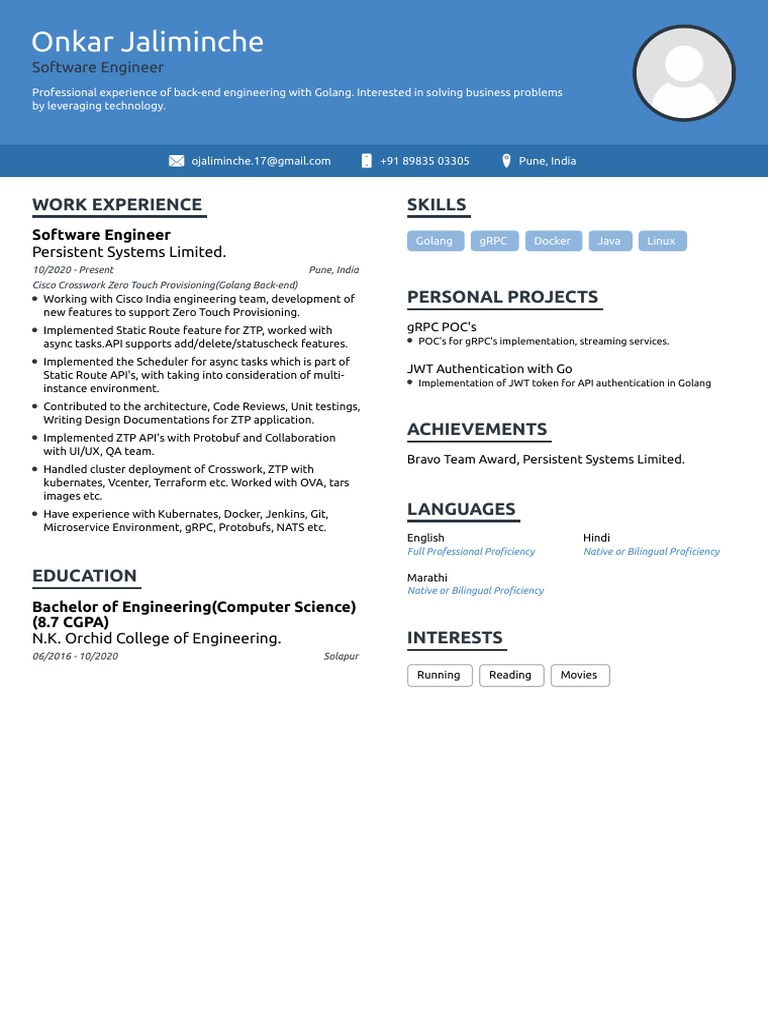 Onkar Jaliminche - React Developer | PDF | Computing | Information Technology Management