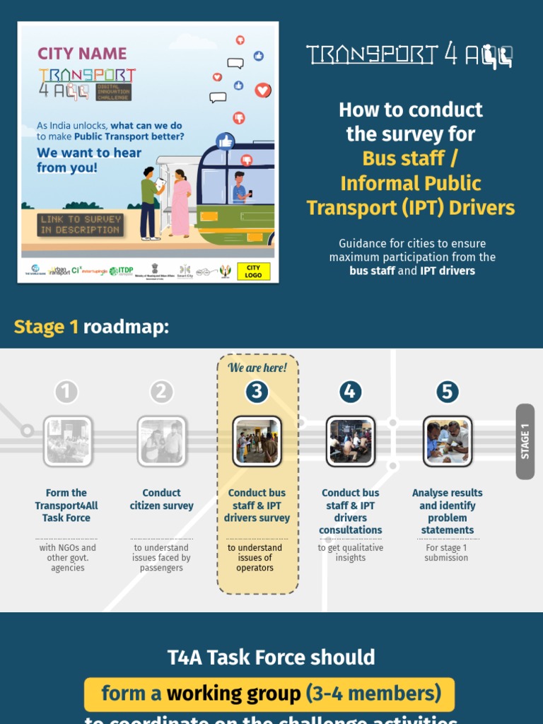 Guidance On Conducting Bus Staff and IPT Operator Survey 210825 | PDF ...