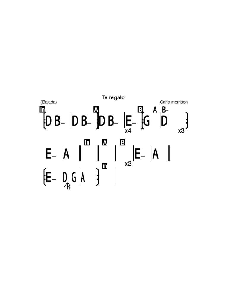 Te Regalo - Carla Morrison | PDF