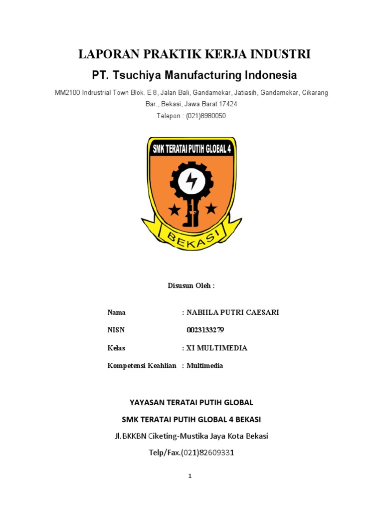 Contoh Laporan PKL Jurusan Multimedia | PDF