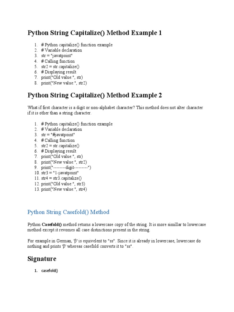 Python String Inbuilt Functions Pdf Parameter Computer Programming 