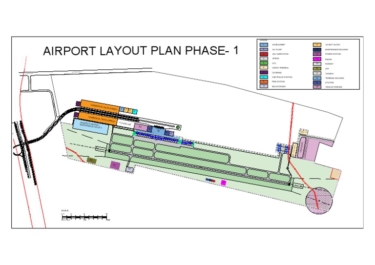 Airport Layout Plan Phase-1: Commercial Development | PDF | Transport ...