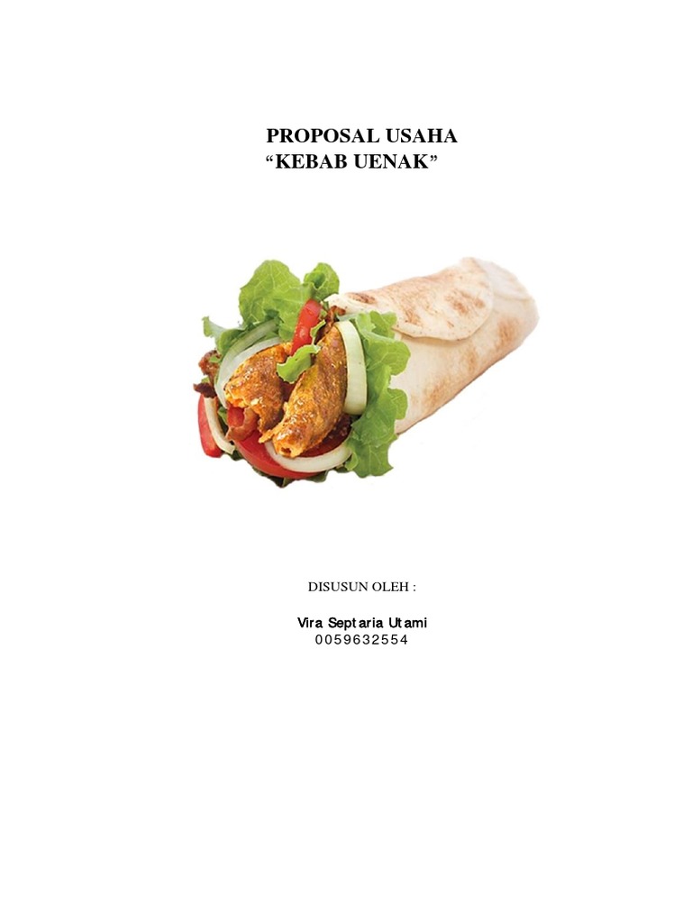 Proposal Usaha Kebab Uenak by Vira | PDF