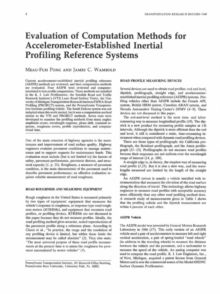 Evaluation of Computation Methods For Accelerometer-Established ...