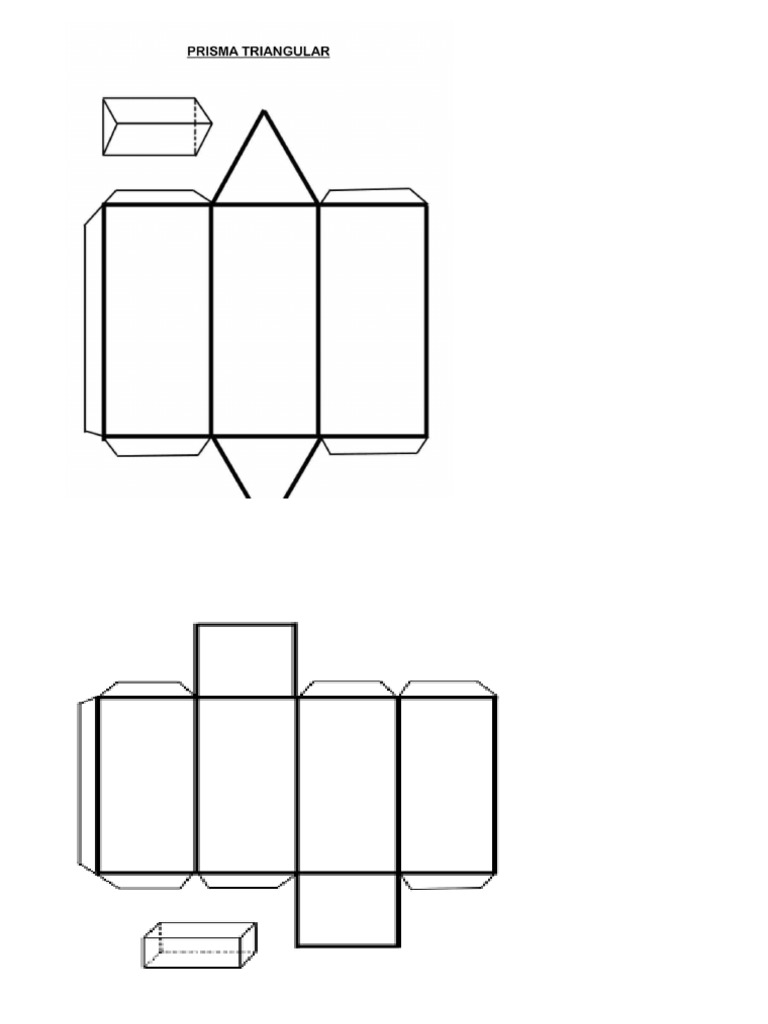 Moldes de Prismas | PDF