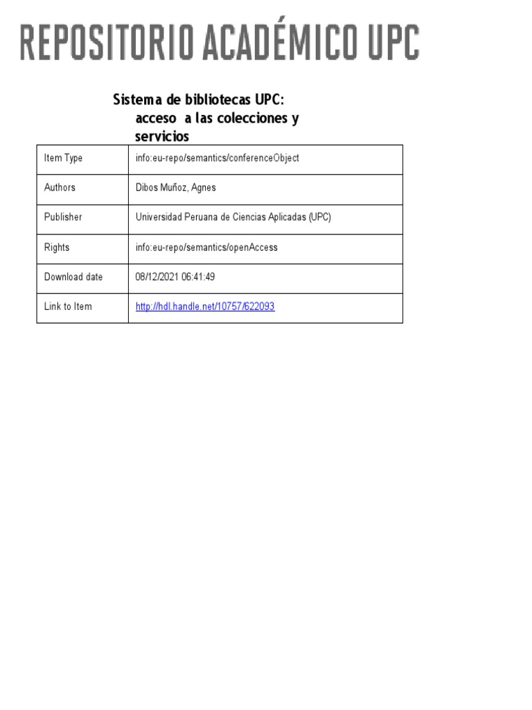 Presentación Sistemas Biblioteca ADibos | PDF | Internet | Ciencias de ...