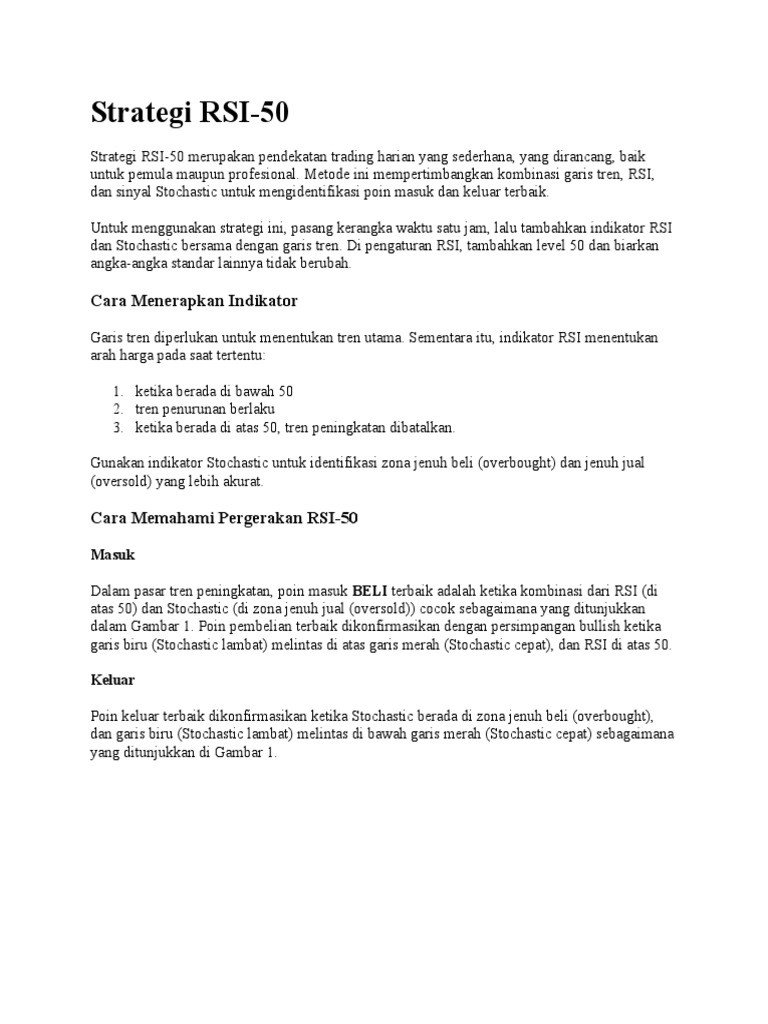 Strategi RSI | PDF