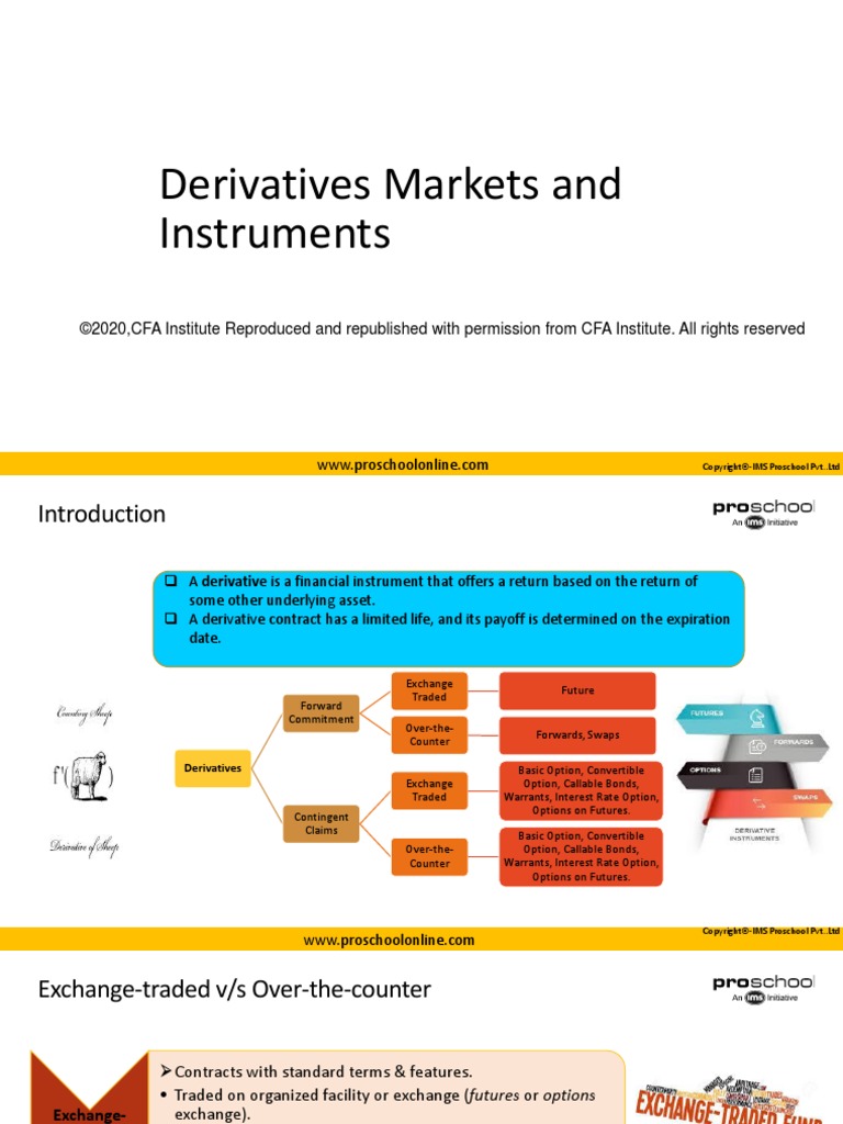 1-Derivatives Markets - Instruments | PDF | Option (Finance) | Futures ...