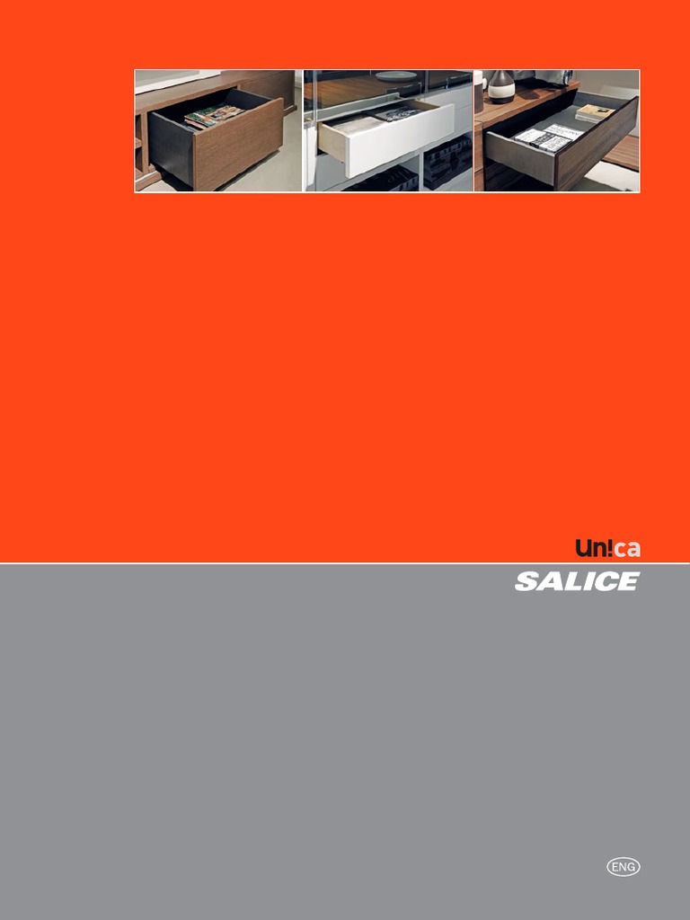 Salice UNICA Eng | PDF | Drawing | Tools