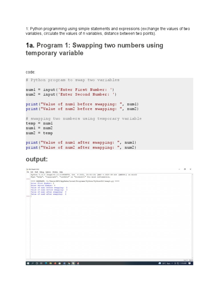 Python Lab Manual | PDF | Workweek And Weekend | Control Flow