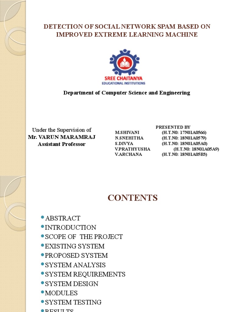 Detection of Social Network Spam Based On Improved Extreme Learning Machine | PDF | Software ...