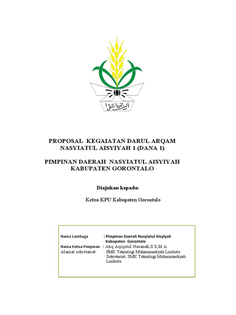 Proposal Dana-1 | PDF