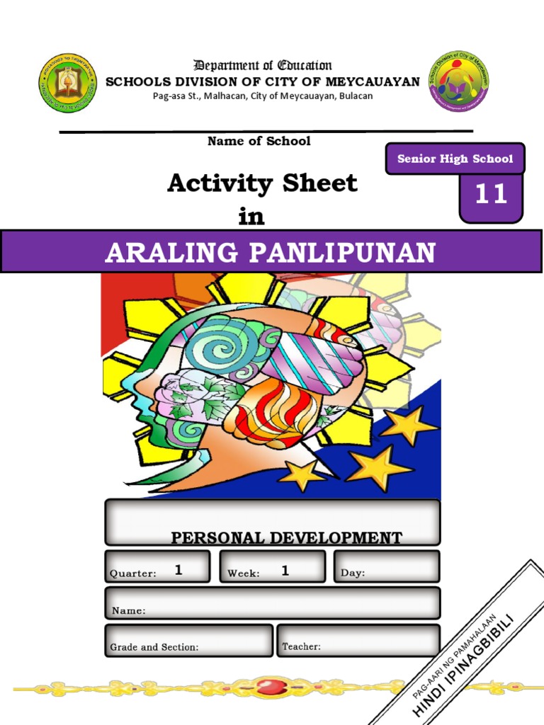 For Printing Week 1 Perdev | PDF | Psychology | Cognition