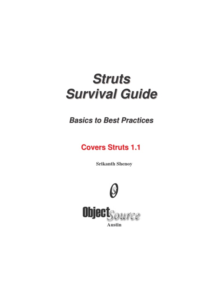 Struts Survival Guide | PDF | Java Server Pages | Java Servlet