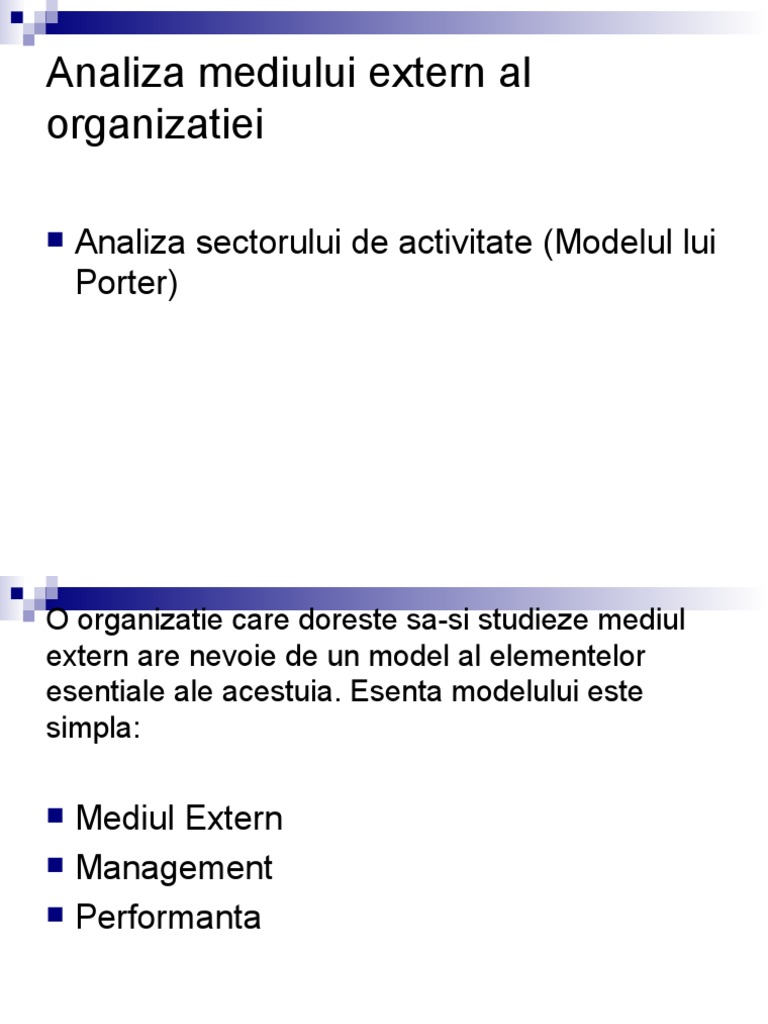 Modelul Porter | PDF
